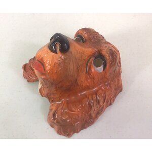 unknown | Holiday | Vintage Halloween Mask Creepy Dog Head Costume ...